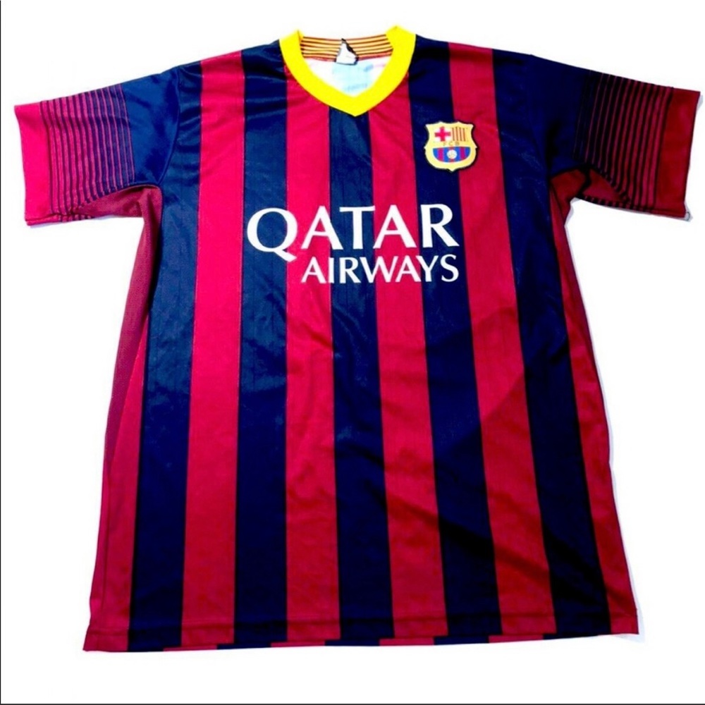 Lionel Messi Fcb Jersey -Qatar Airways - Gem